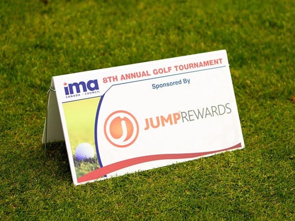 Custom Tee Markers, Deluxe Tee Markers | Golf Tournament Tee Signs