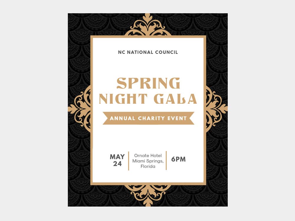 Gala Signs - Charity Golf Tournament Tee Sign